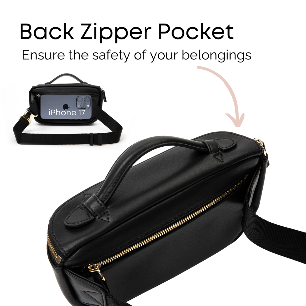 Jolie Belt Bag - Onyx – YUUMA